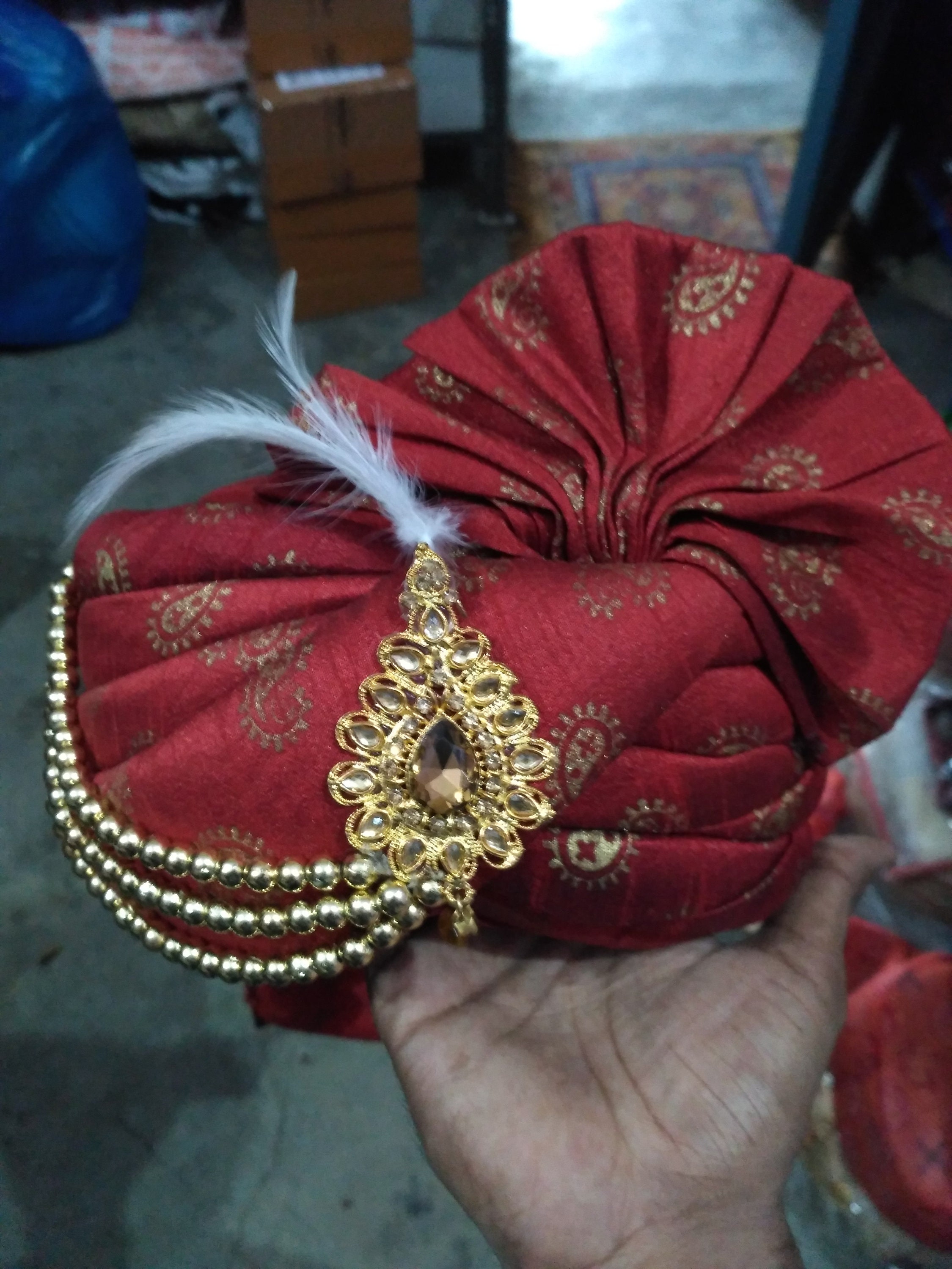 Rajasthani Jodhpuri Safa Turban Headwear Hat Cap Ethnic Indian Pagri ...
