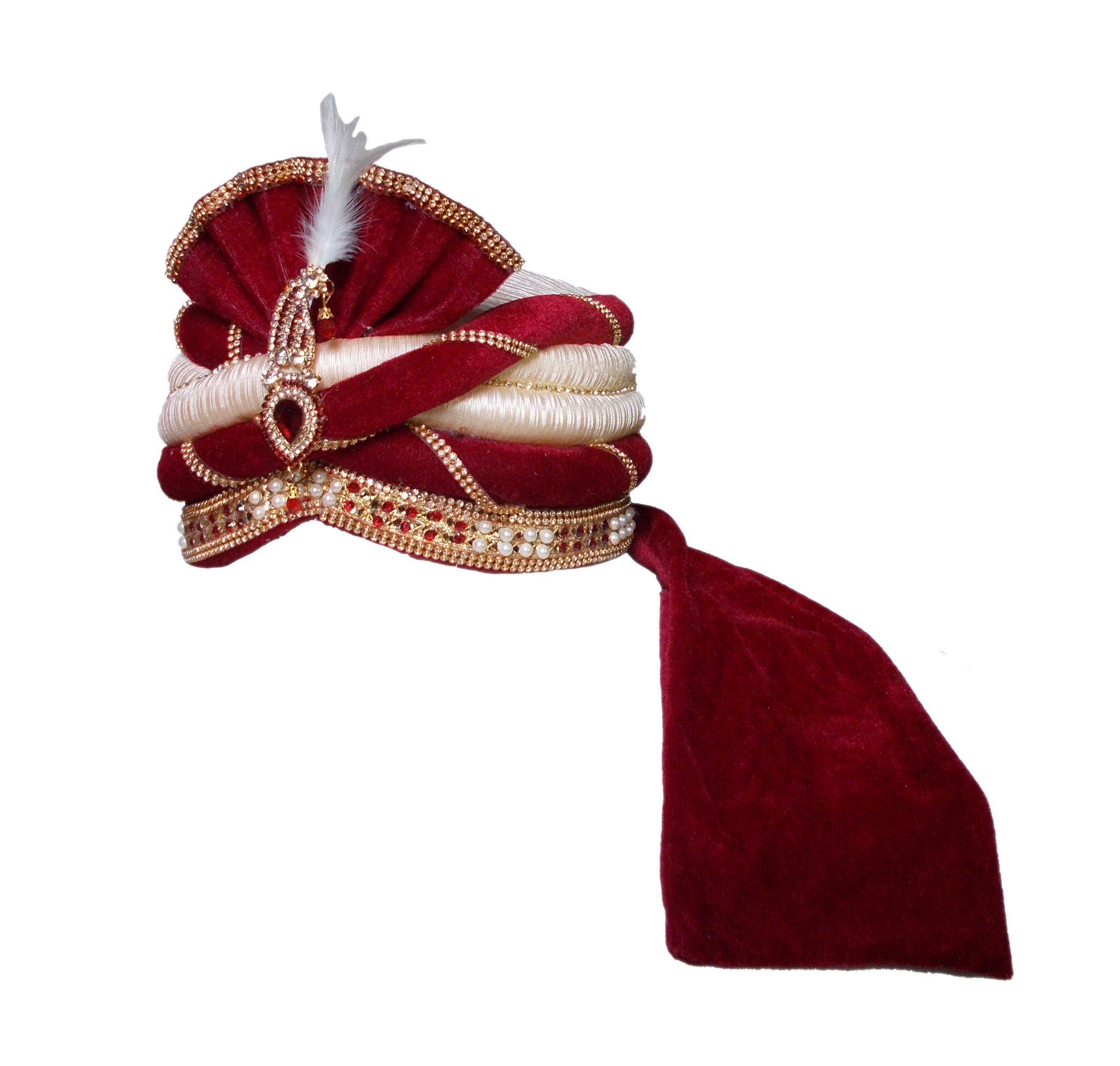 Indian Men Turban for Wedding Royal Indian Maharaja Silk - Etsy