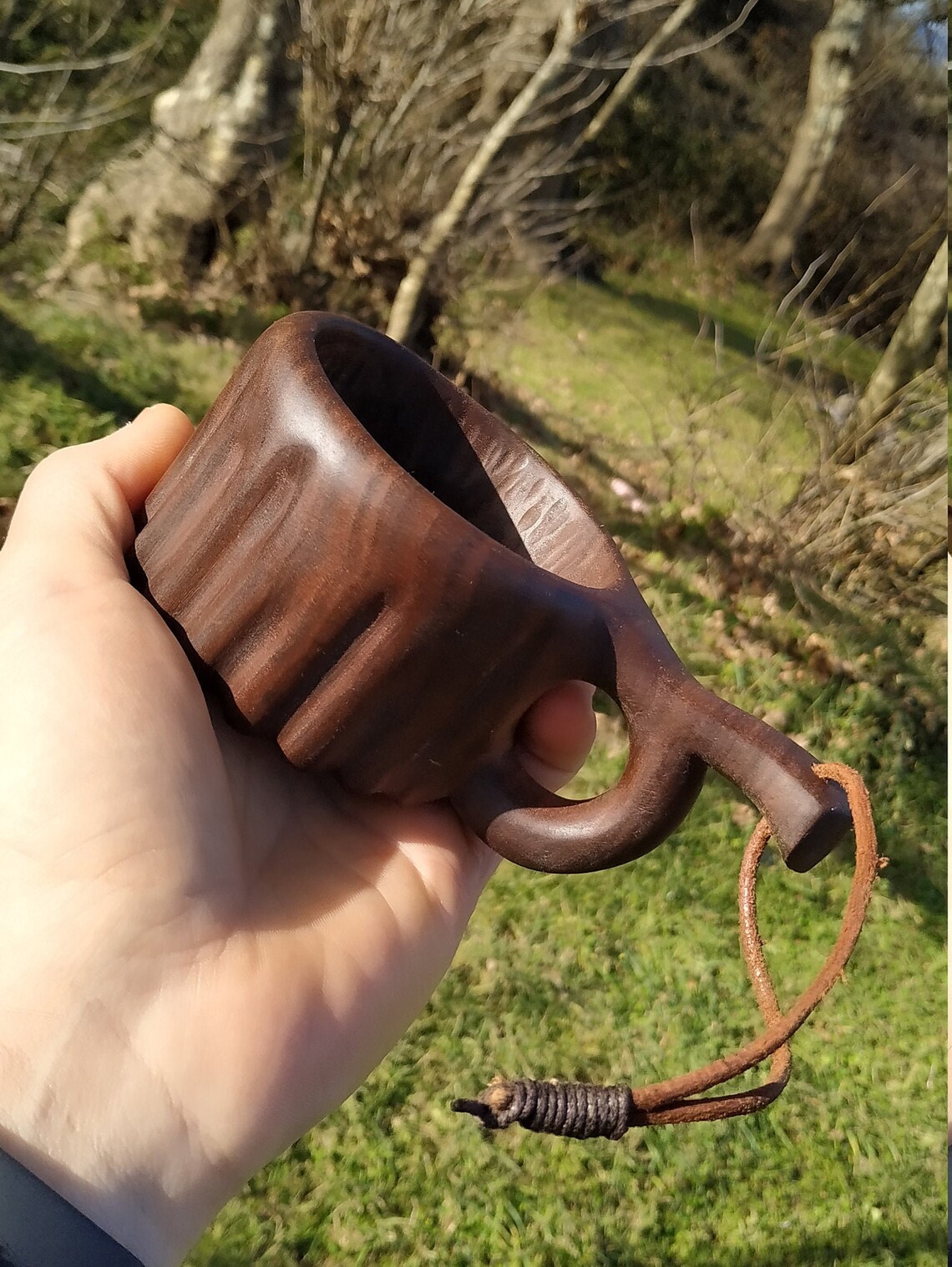 Kuksa Large Kuksa Hand Carved Cup Scandinavian Kuksa | Etsy