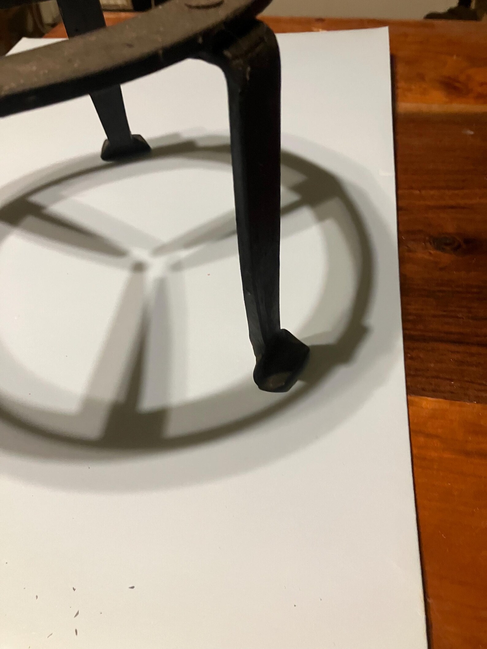 10 Inch Hand Forged Trivet - Etsy