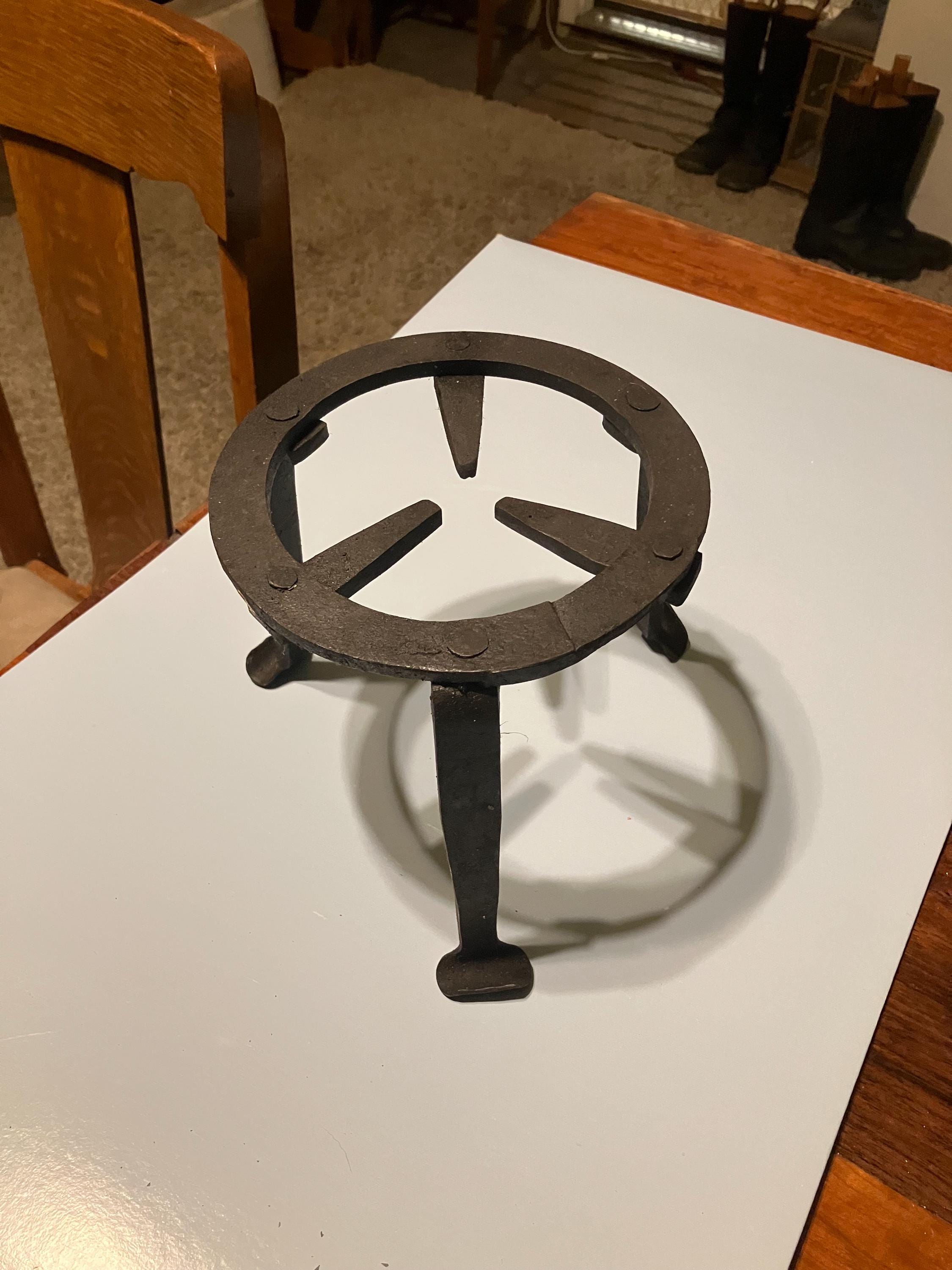 6 Inch Hand Forged Trivet - Etsy