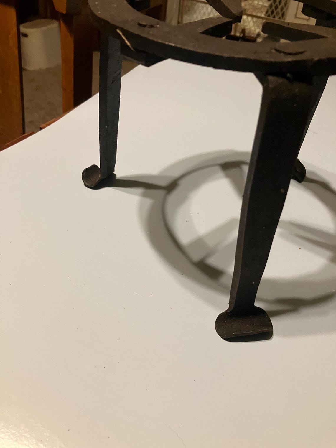 6 Inch Hand Forged Trivet - Etsy