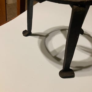 6 Inch Hand Forged Trivet - Etsy