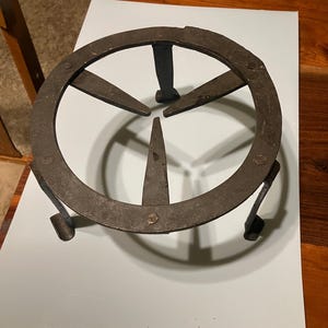 10 Inch Hand Forged Trivet - Etsy
