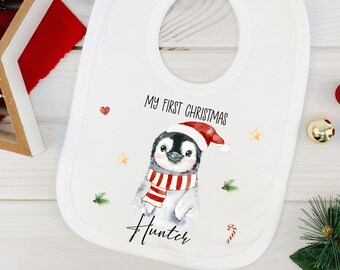 Christmas Bib First - Etsy