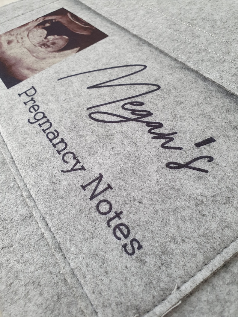 Digitally Printed Personalised Pregnancy Maternity Notes | Etsy
