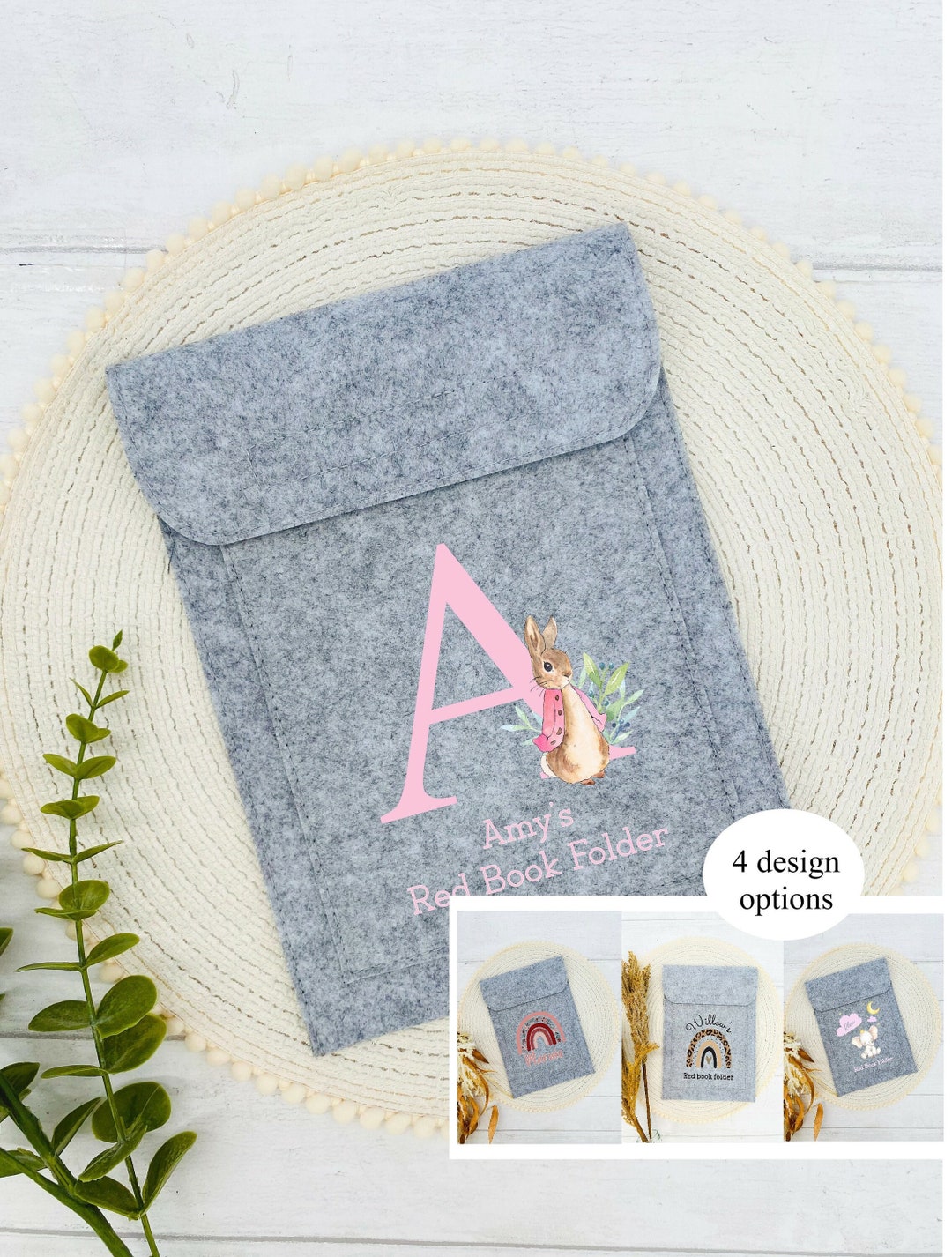 Girls Red Book Folder (5 Designs) | Personalised Notes Folder ...