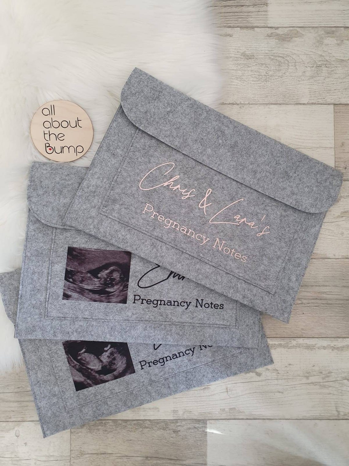 Digitally Printed Personalised Pregnancy Maternity Notes | Etsy