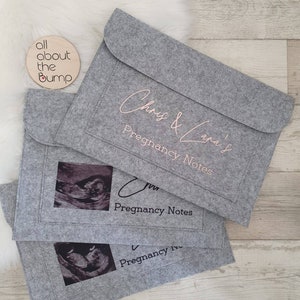 Digitally Printed Personalised Pregnancy Folder Maternity Notes With ...