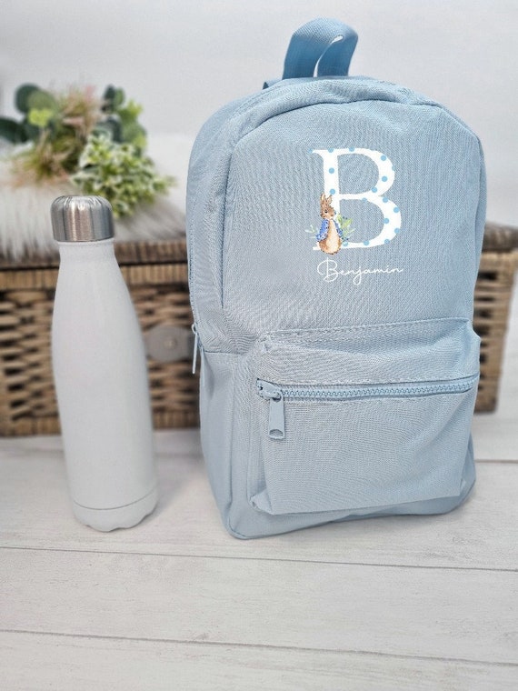 Personalised Peter Rabbit Initial Backpack Back to School - Etsy