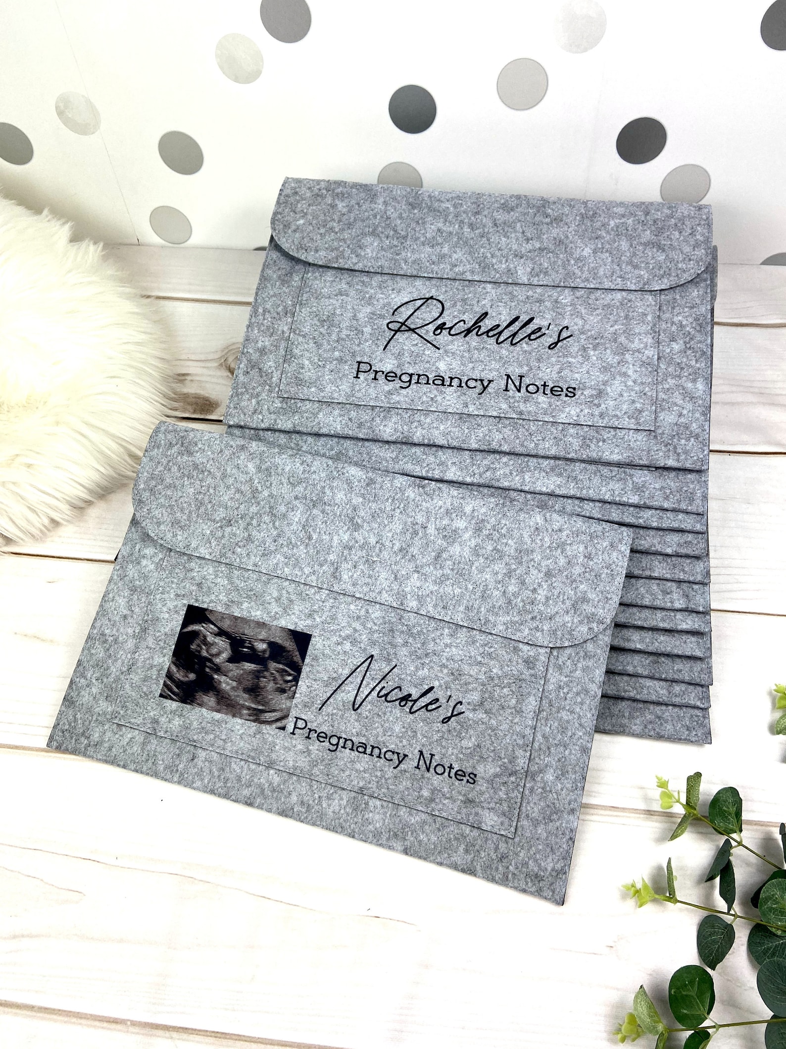 Digitally Printed Personalised Pregnancy Maternity Notes | Etsy