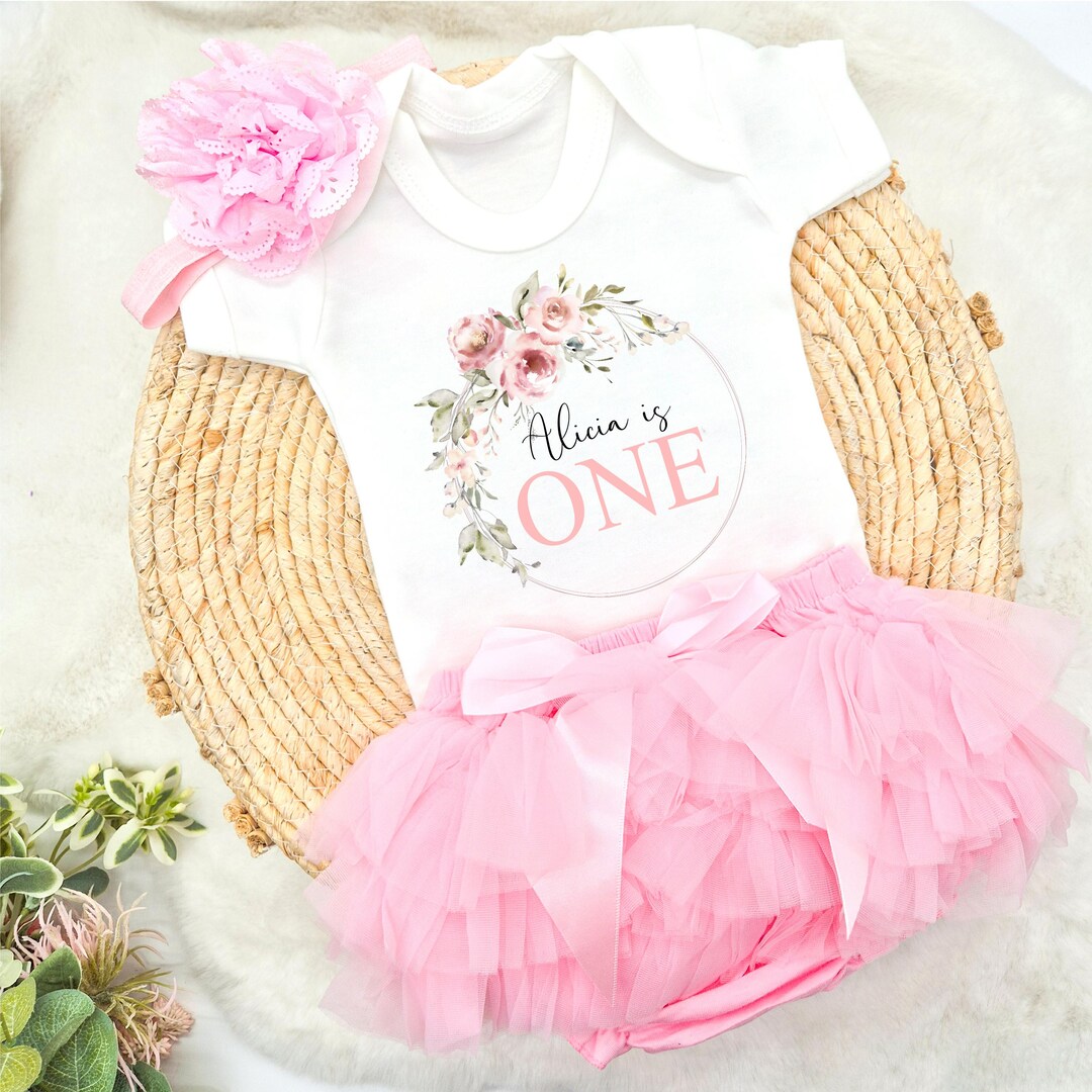 Birthday Baby Vest | 1st Birthday Number Outfit | Bodysuit & Optional ...