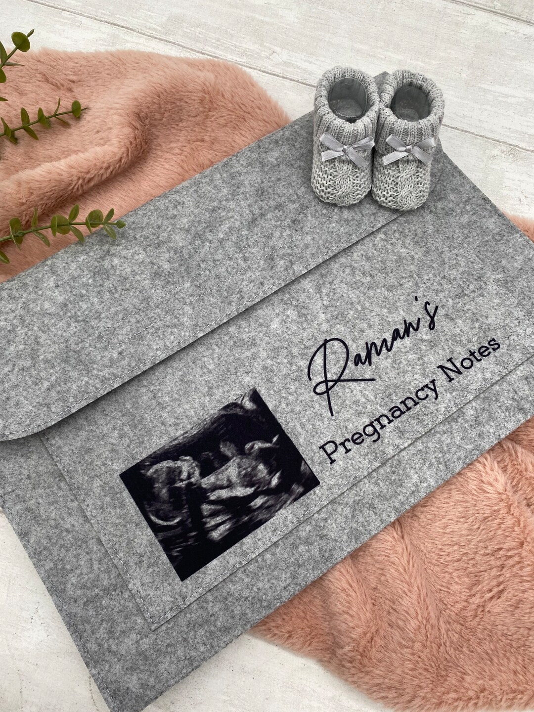 Personalised Pregnancy Notes/ Maternity Notes Folder With Your Baby ...