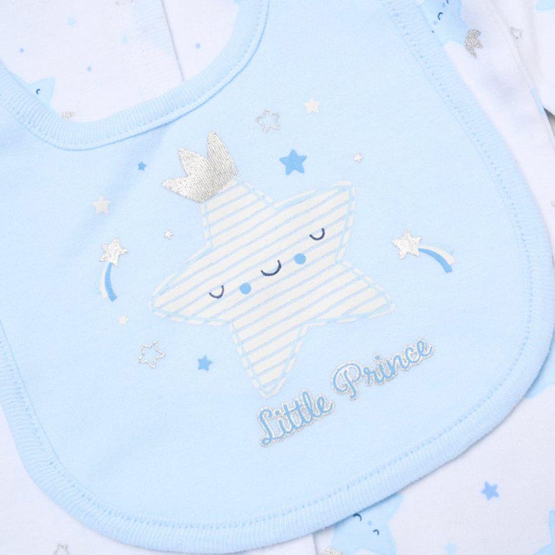 New Baby Luxury Blue Gift Hamper | Newborn Boys Clothing Set ...