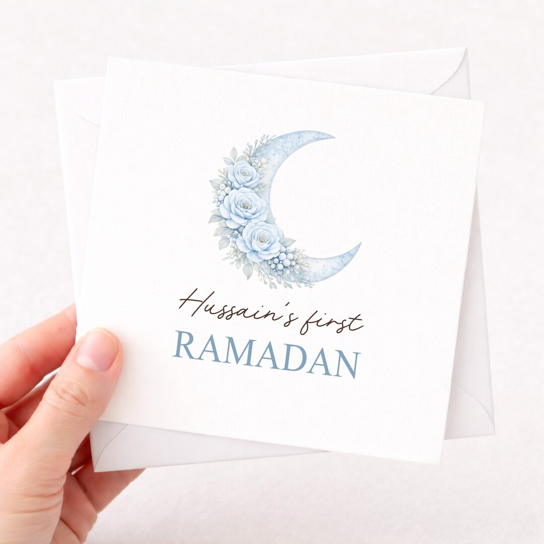 My First Ramadan Personalised Card | Baby Ramadan Keepsake Card - Etsy UK