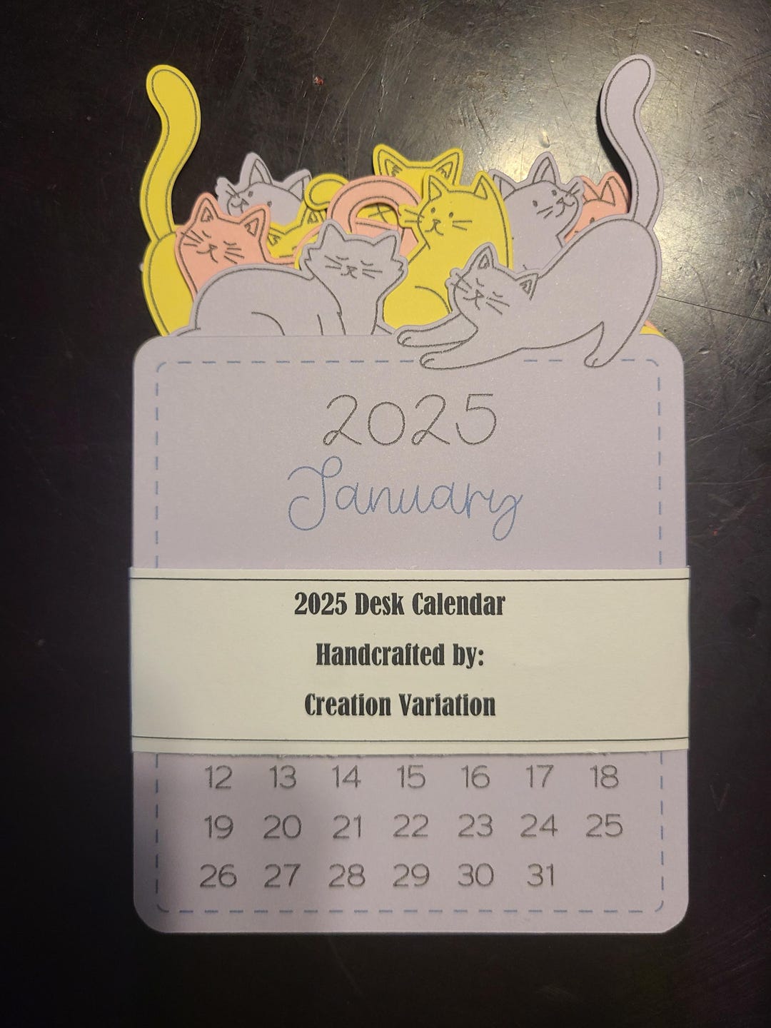 2025 Desk Cat Calendar - Etsy