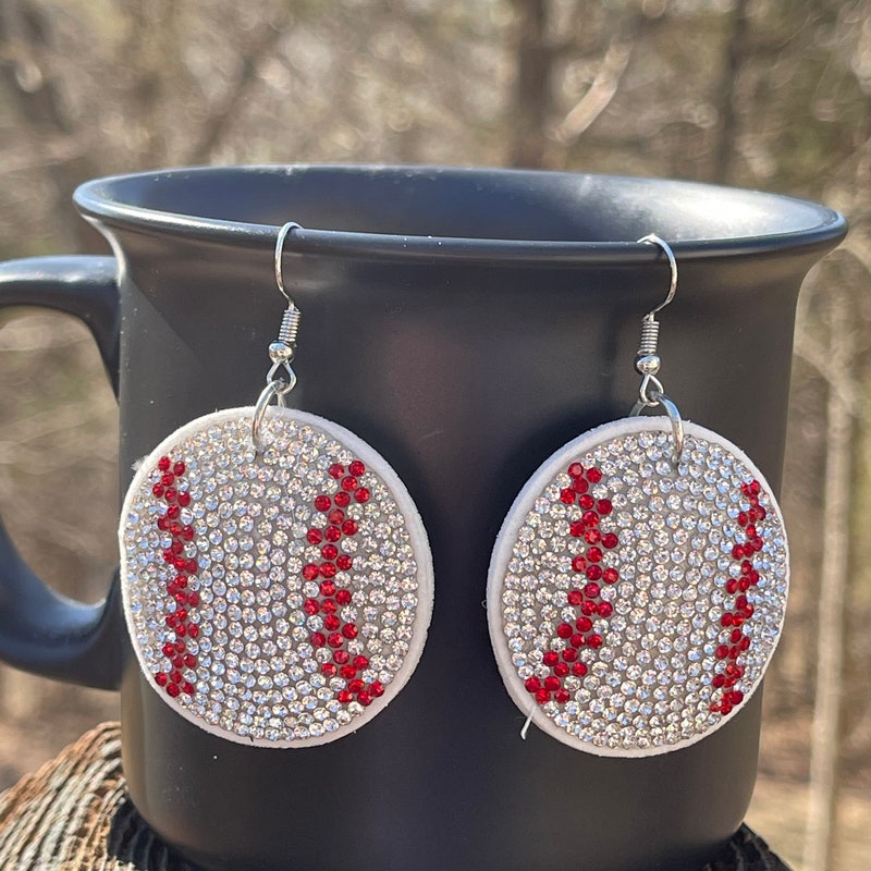 Baseball Earrings - Etsy