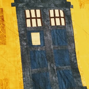 T.A.R.D.I.S Quilt Pattern wall Hanging 24x42in TARDIS - Etsy