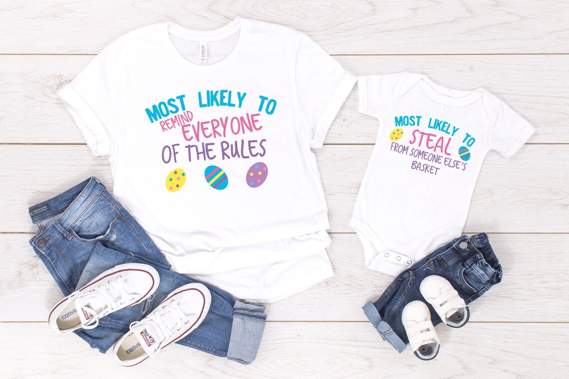Funny Easter Group Shirts Personalized Family Easter Outfits | Etsy