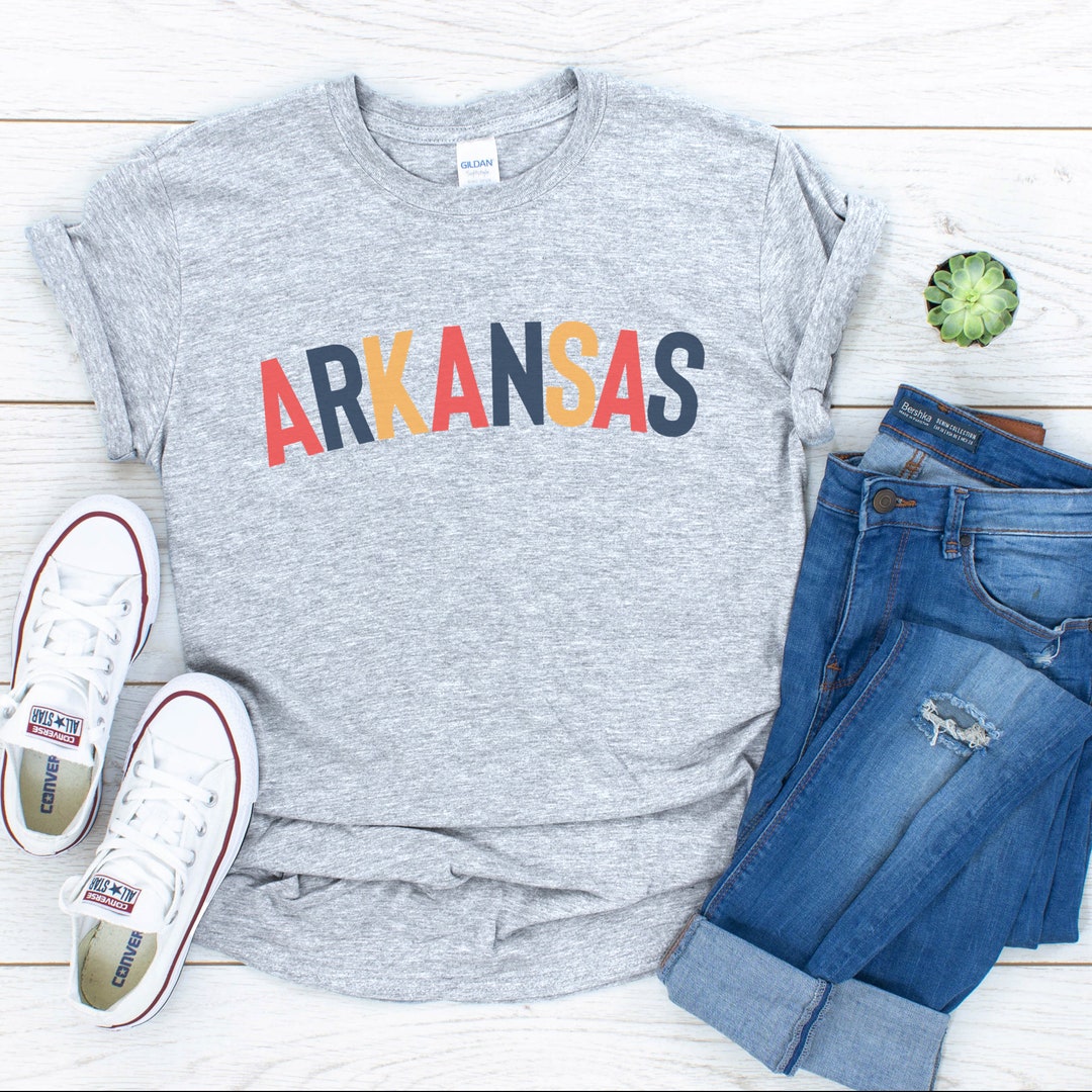 Arkansas T-shirt, 2024 Trending Color, Arkansas Birthday, Unisex ...