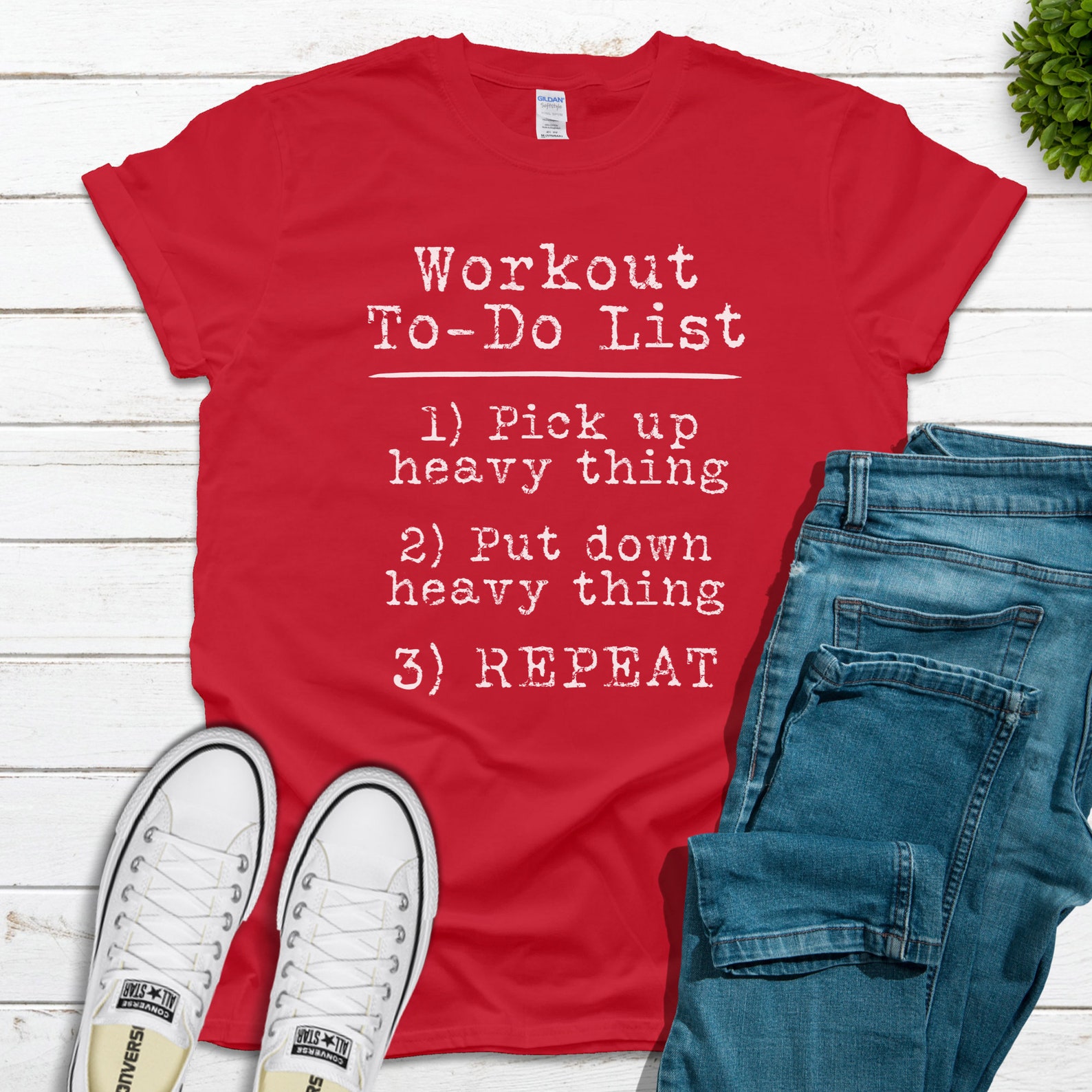 Work Out to Do List, Exercise Shirt, Weightlifting Tee, Exercise Gift ...
