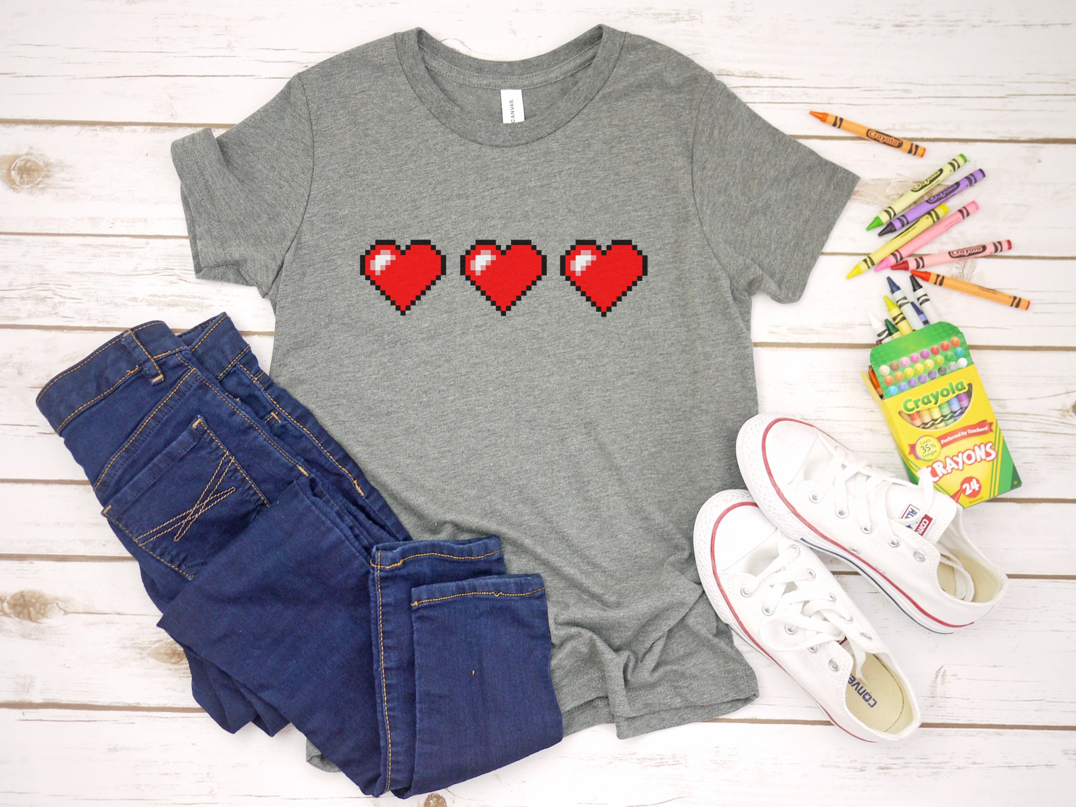 Pixel Art Kid Gamer Shirt, 80s Shirt, 90s Shirt, Kids Gamer Shirt ...