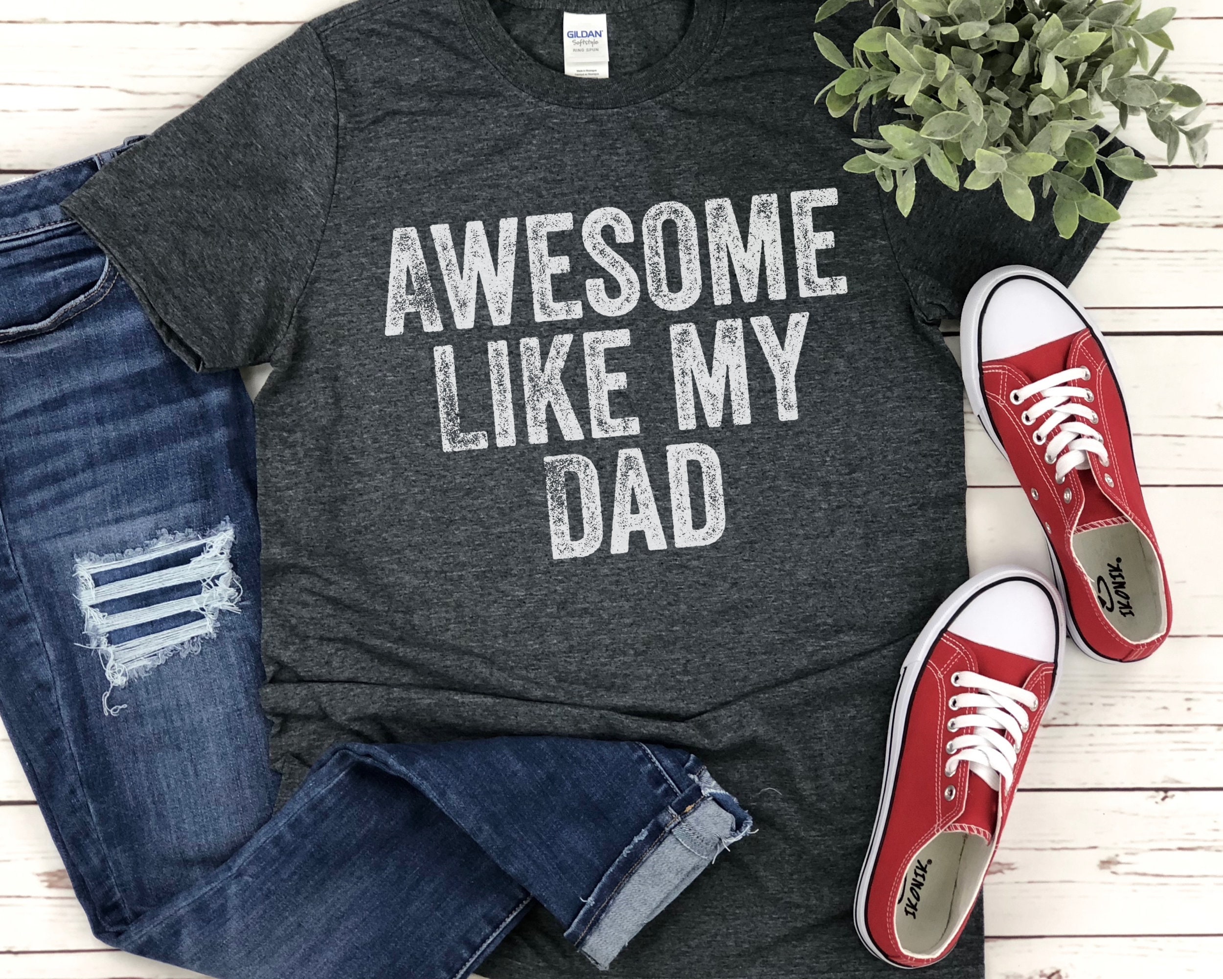 Awesome Like My Daughter Awesome Like My Dad Funny Dad | Etsy