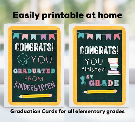 Kindergarten Graduation Card From Teacher End of Year Gift - Etsy