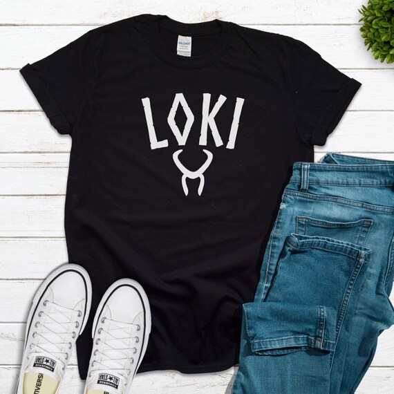 Loki Shirt in Loki Colors Loki Helmet Shirt Loki Gifts Loki | Etsy