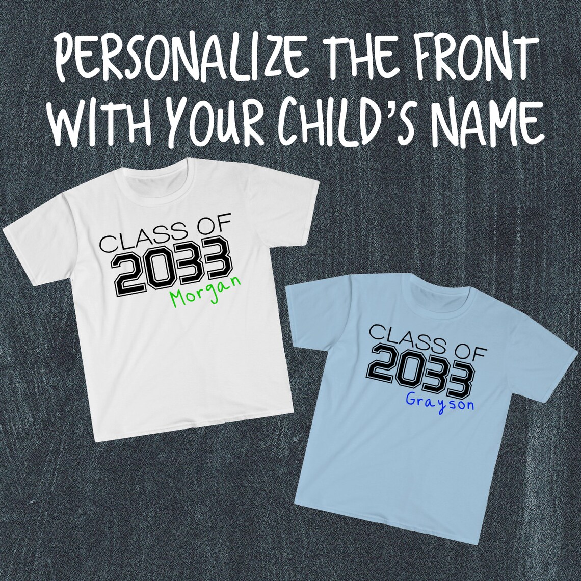 Class of 2033 Grow With Me Pre-kindergarten Graduation - Etsy