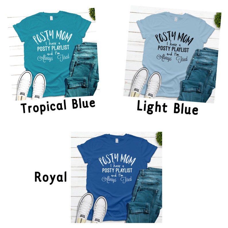 Posty Mom Shirt Posty Tshirt Always Tired Womens Posty - Etsy