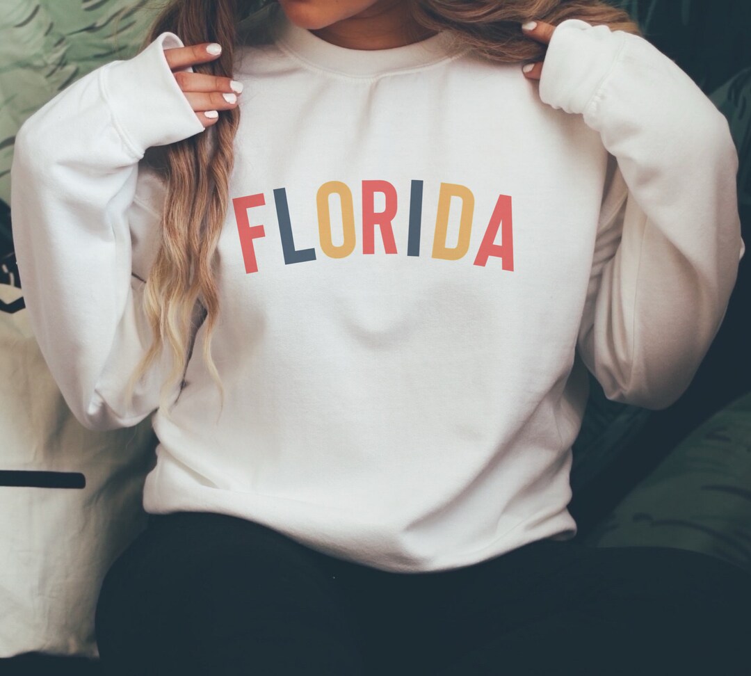 Florida Sweatshirt, Florida Trip Gift, Florida Birthday, Unisex Florida ...