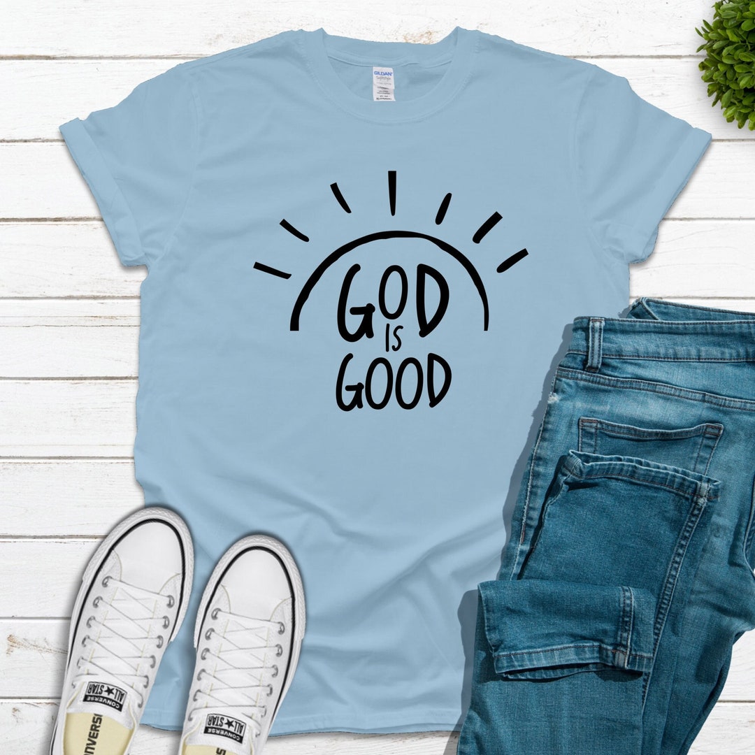 God is Good Christian Tshirt Christian Womens Tee Christian - Etsy España