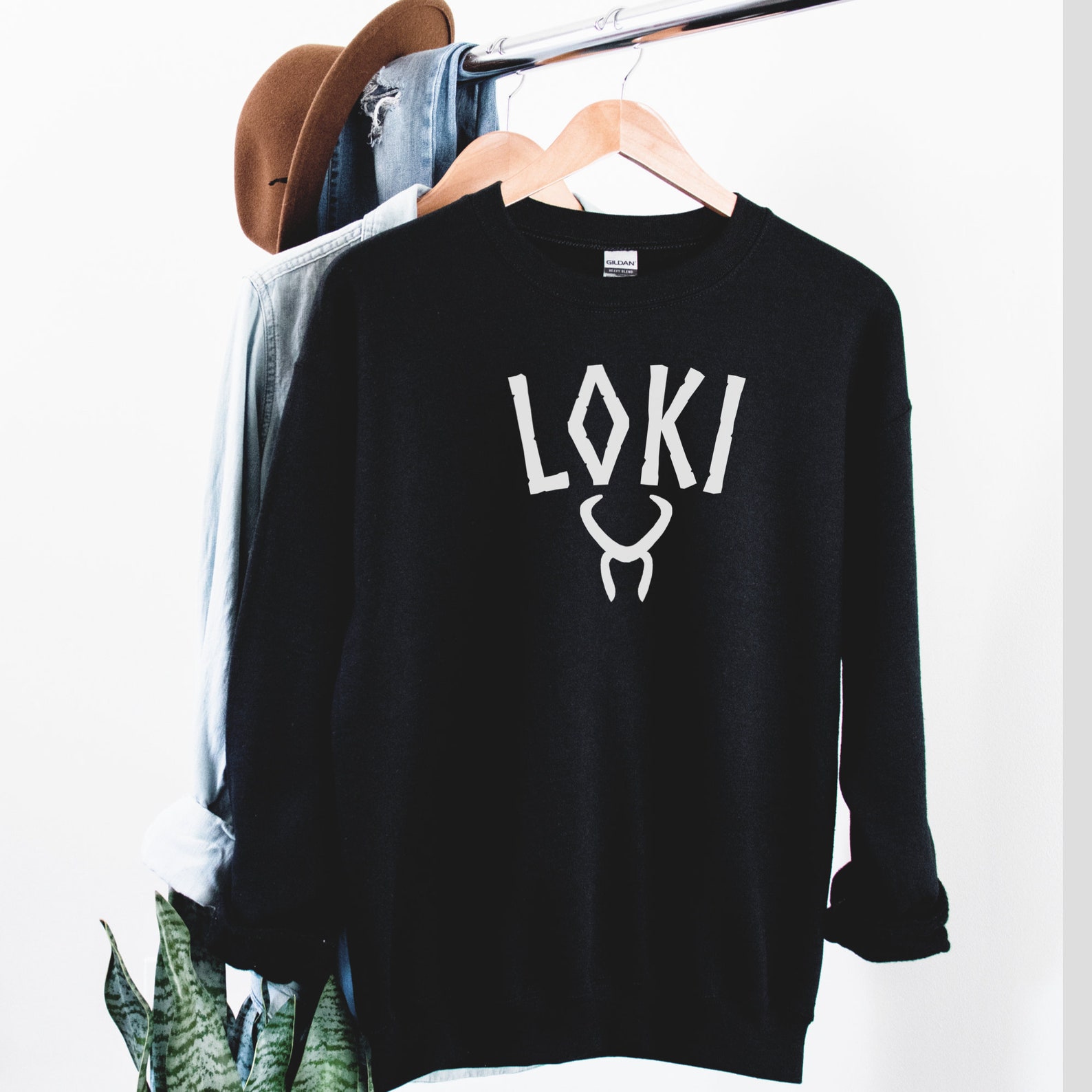 Loki Sweatshirt in Loki Colors Loki Helmet Sweatshirt Loki | Etsy