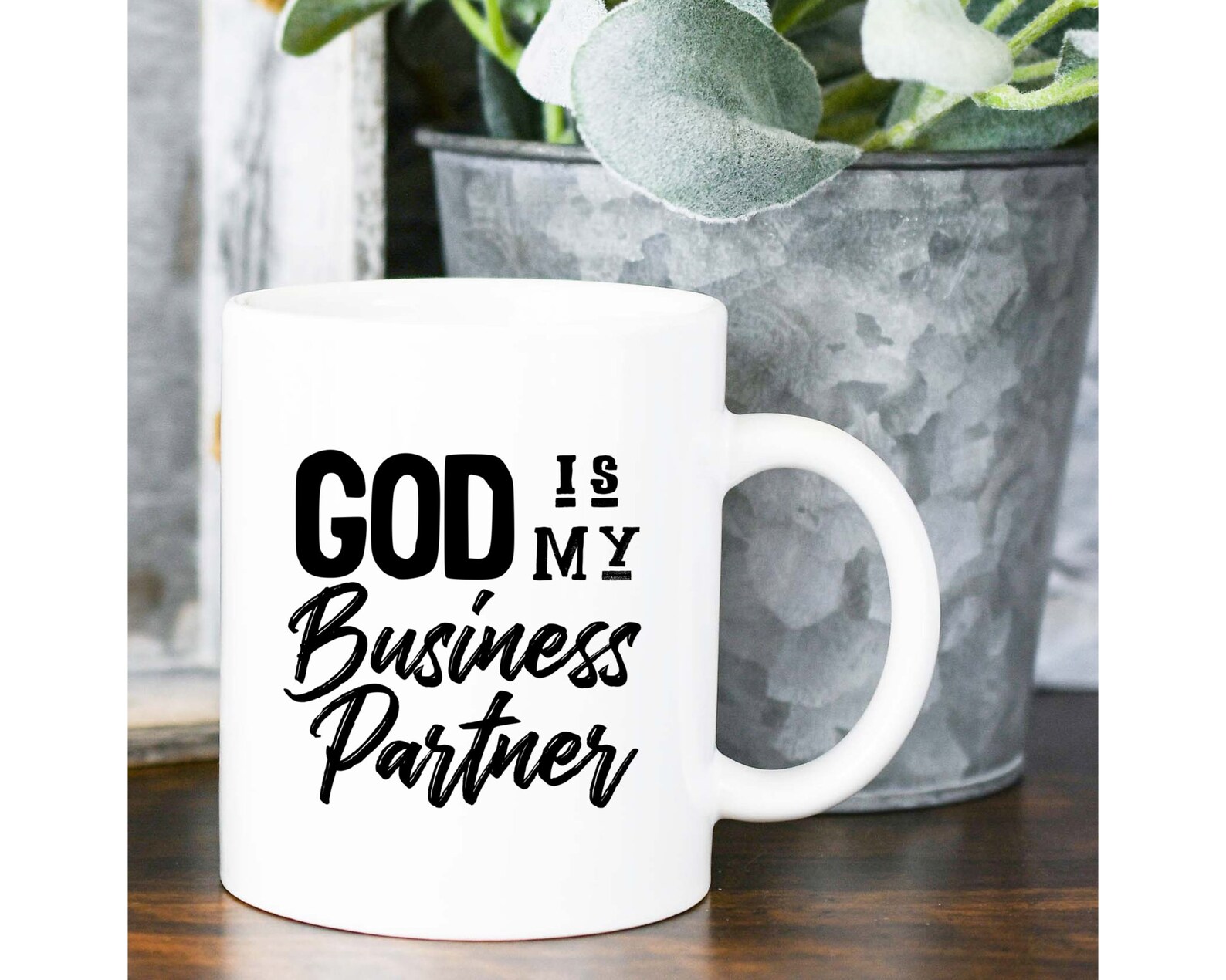 God is My Business Partner Mug Christian Entrepreneur - Etsy
