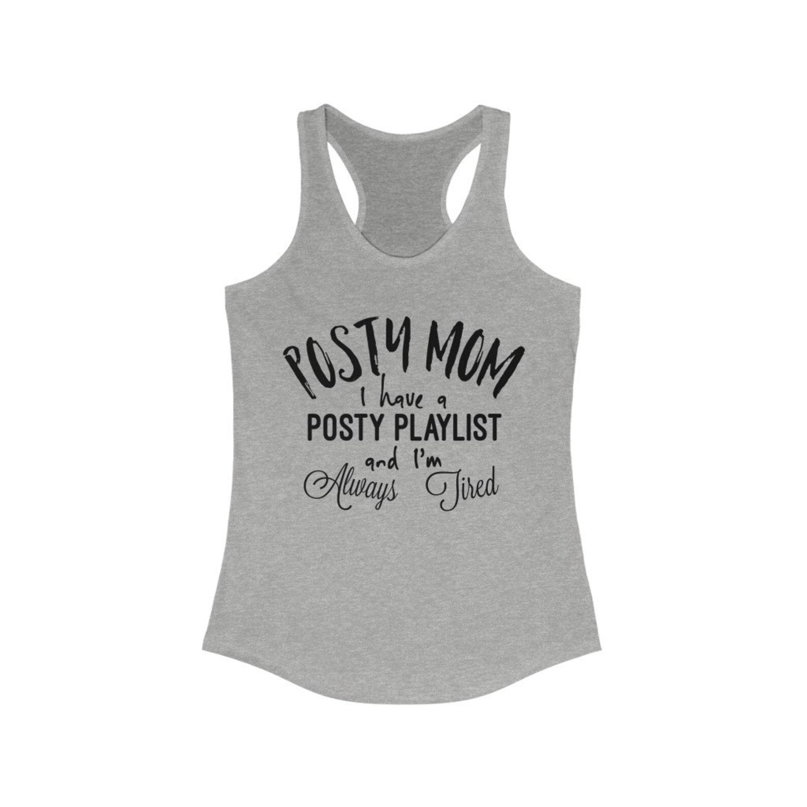 Posty Mom Shirt Posty Mom Tank Top Always Tired Womens - Etsy
