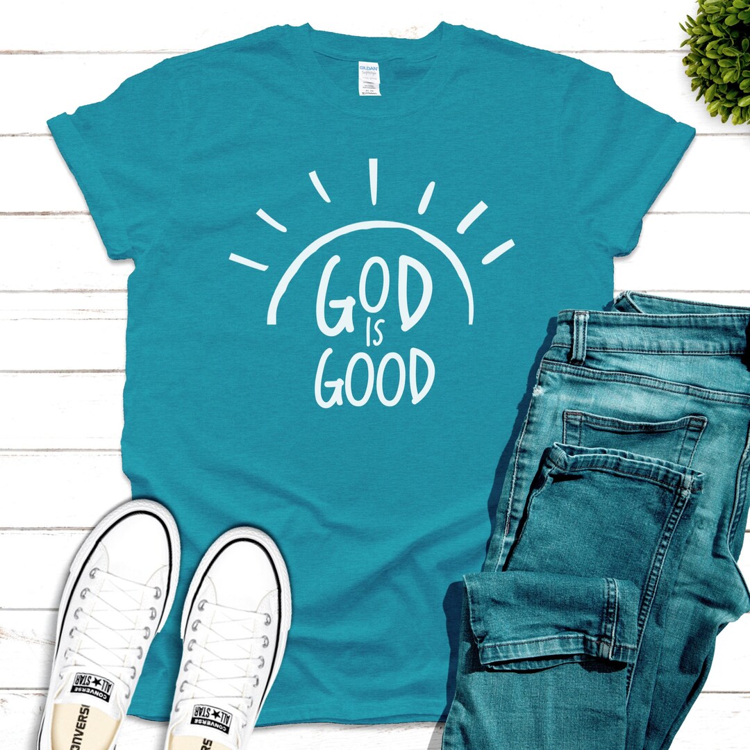 God is Good Christian Tshirt, Christian Womens Tee, Christian Mens T ...