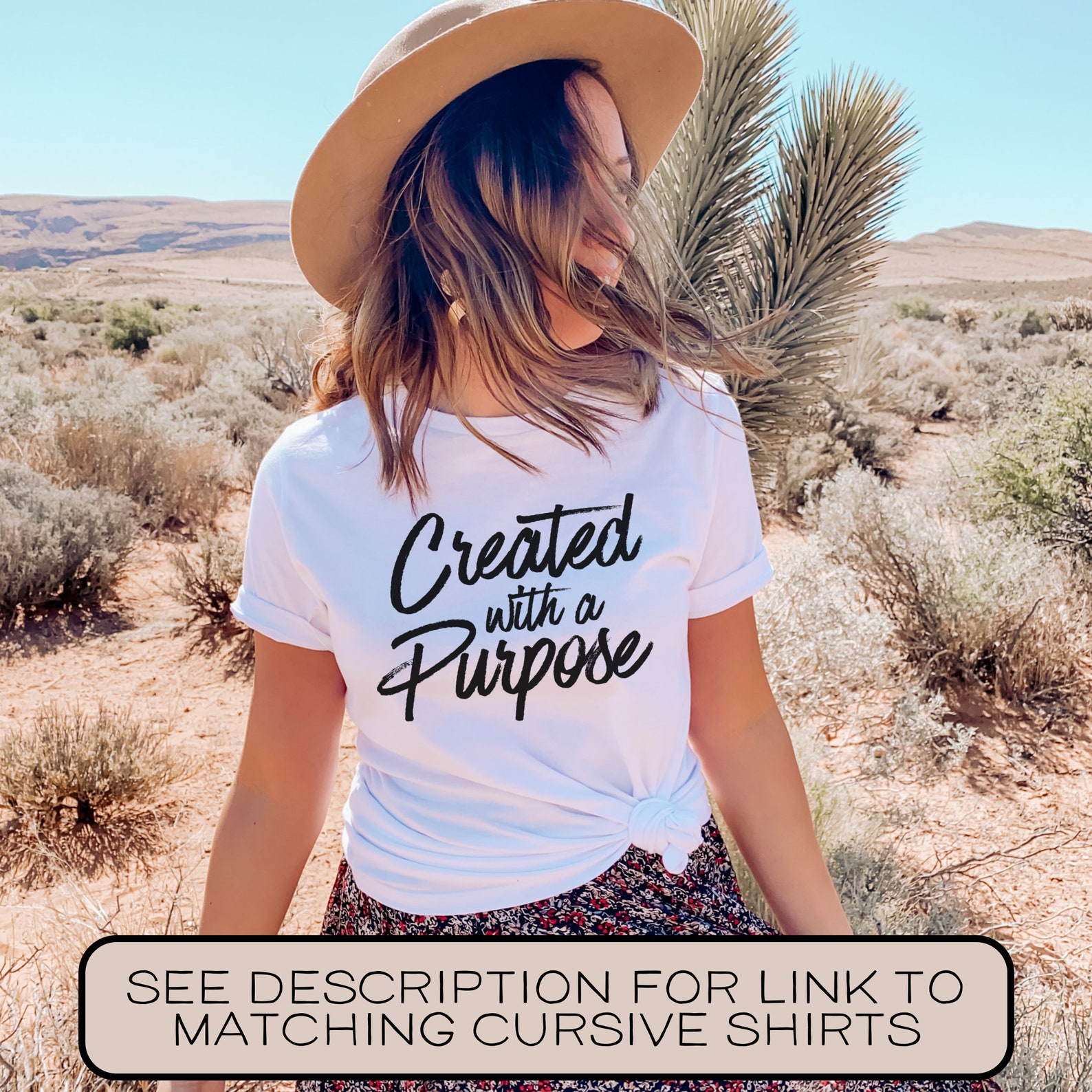 Created With a Purpose T Shirt Ephesians Scripture Shirt - Etsy