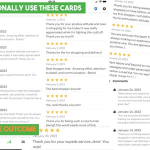 SHOPPER Thank You Card - Printable Digital Download - COMMUNICATION ...