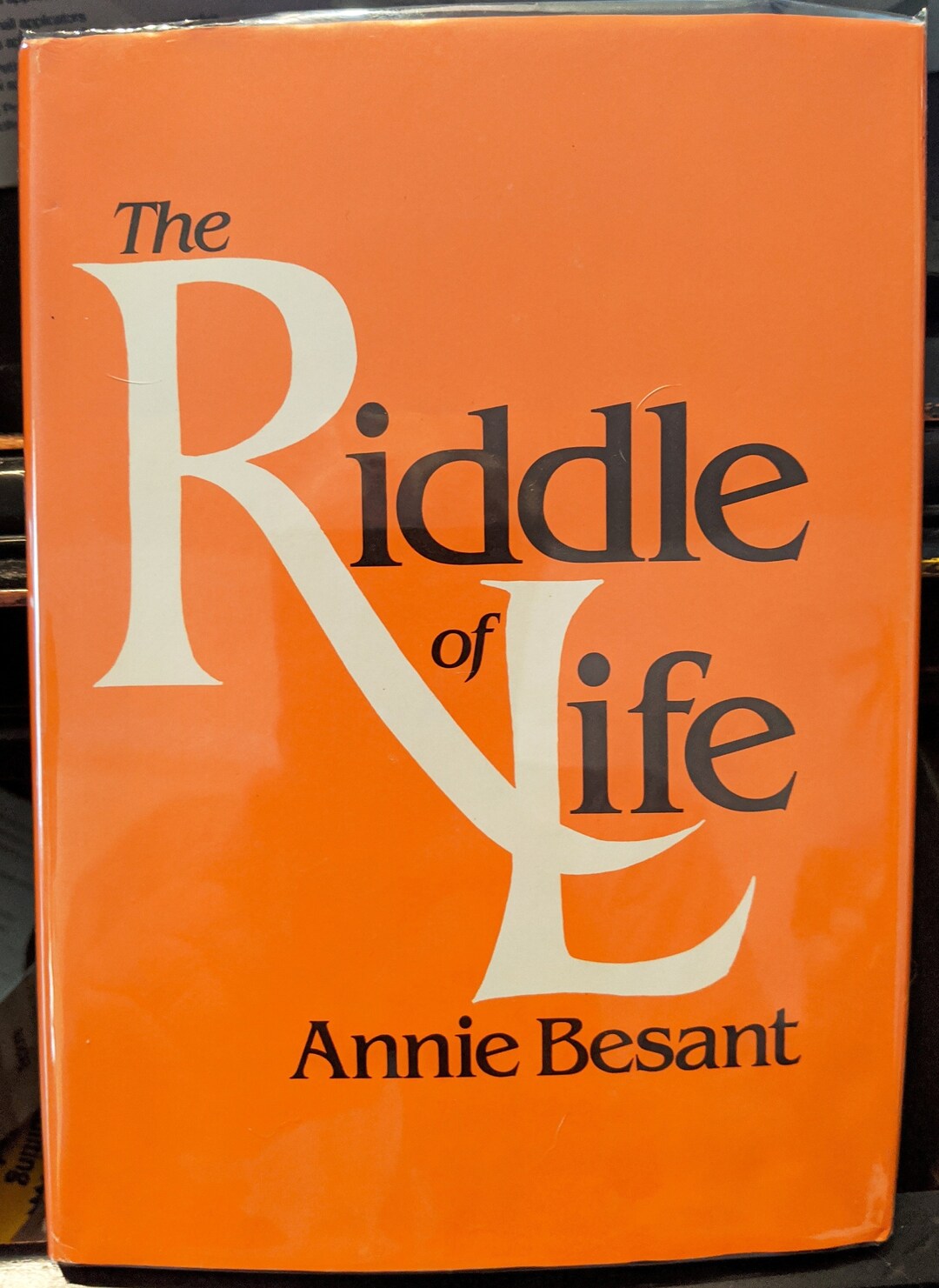 The Riddle of Life by Annie Besant Esoteric Theosophy - Etsy