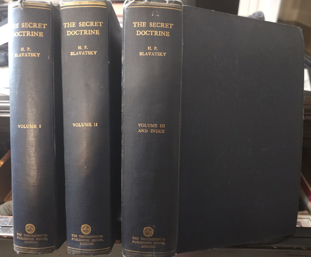 The Secret Doctrine by H.P. Blavatsky 3 Volumes 1928 119.99 Each You ...