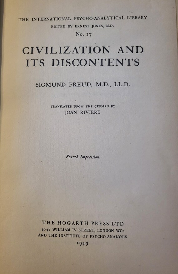 Civilization And Its Discontents