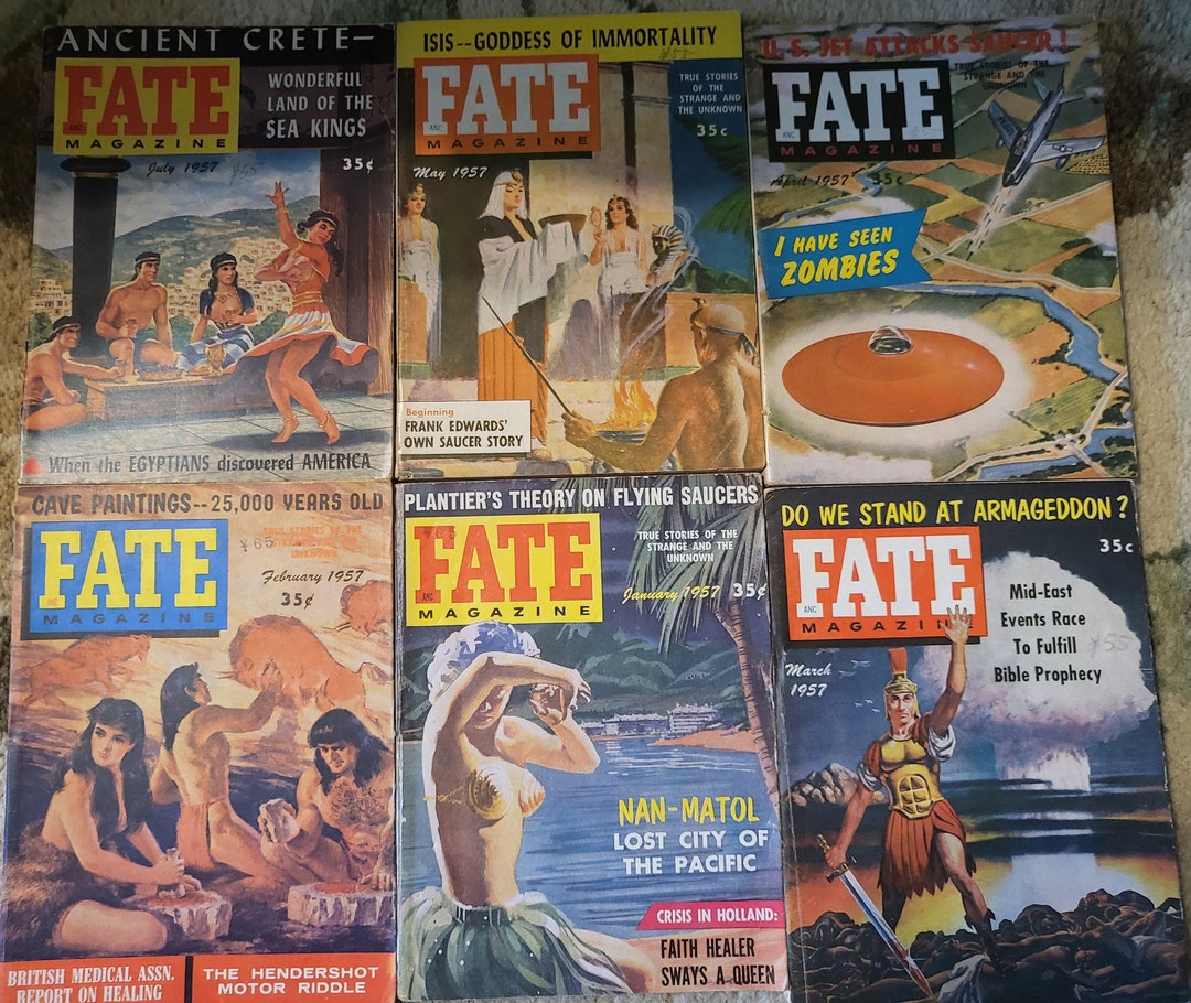 Fate Magazines 1957 Paranormal Occult 14.99 Each - You Pick - Etsy