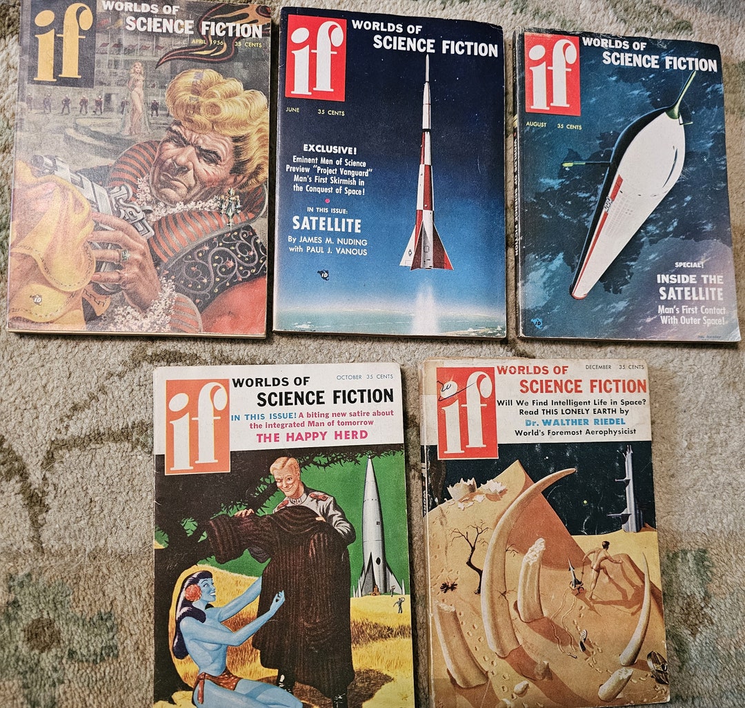 IF Science Fiction Magazine 1955 9.99 Each - You Pick - Etsy