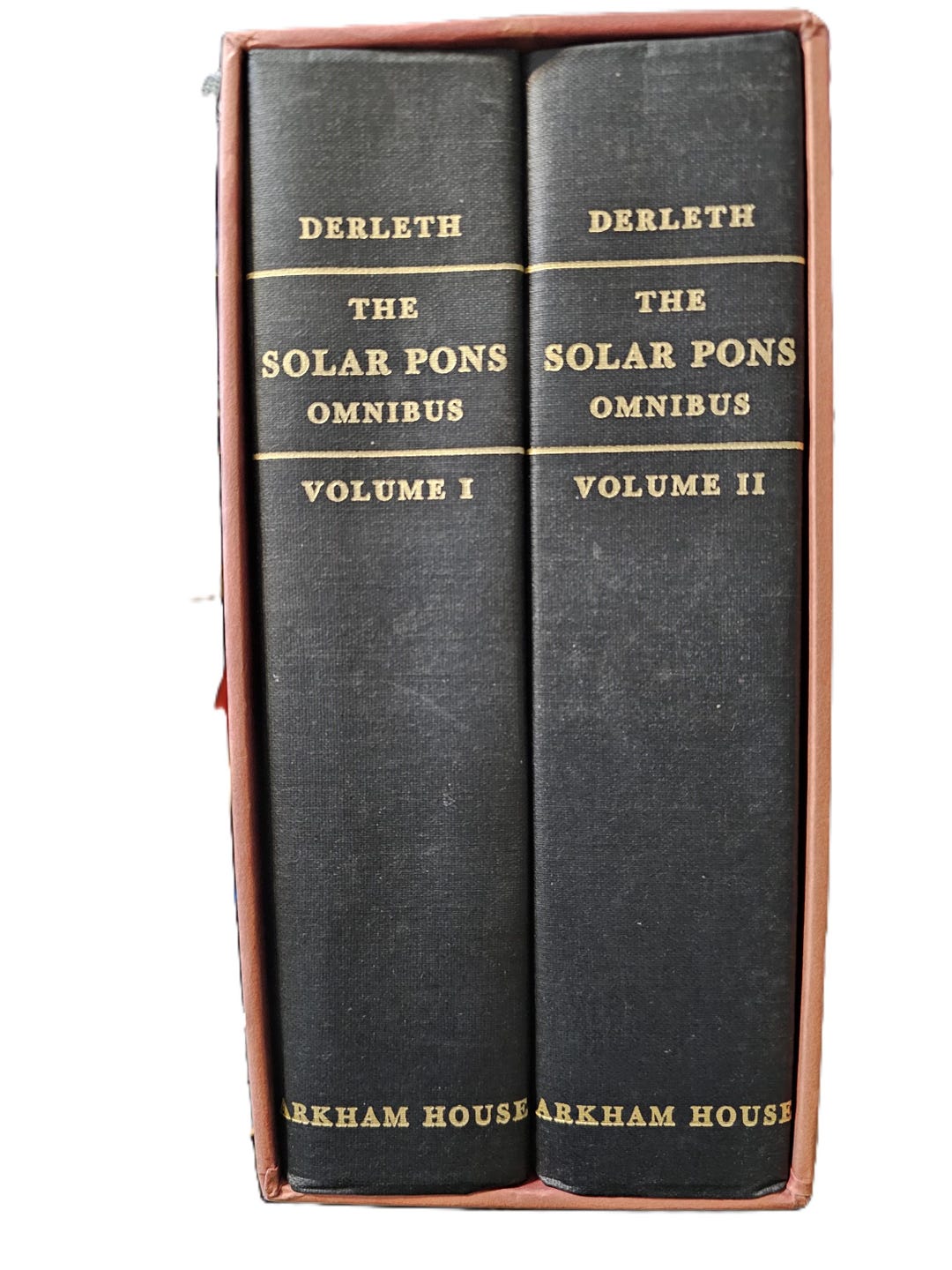 The Solar Pons Omnibus 2-volume Set Arkham House Stated First Edition ...