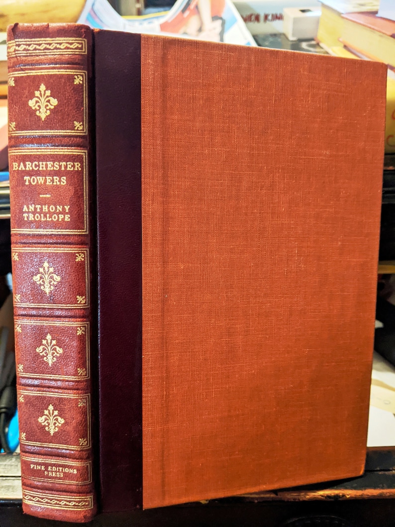 Fine Editions Press Barchester Towers by Anthony Trollope 1952 - Etsy ...