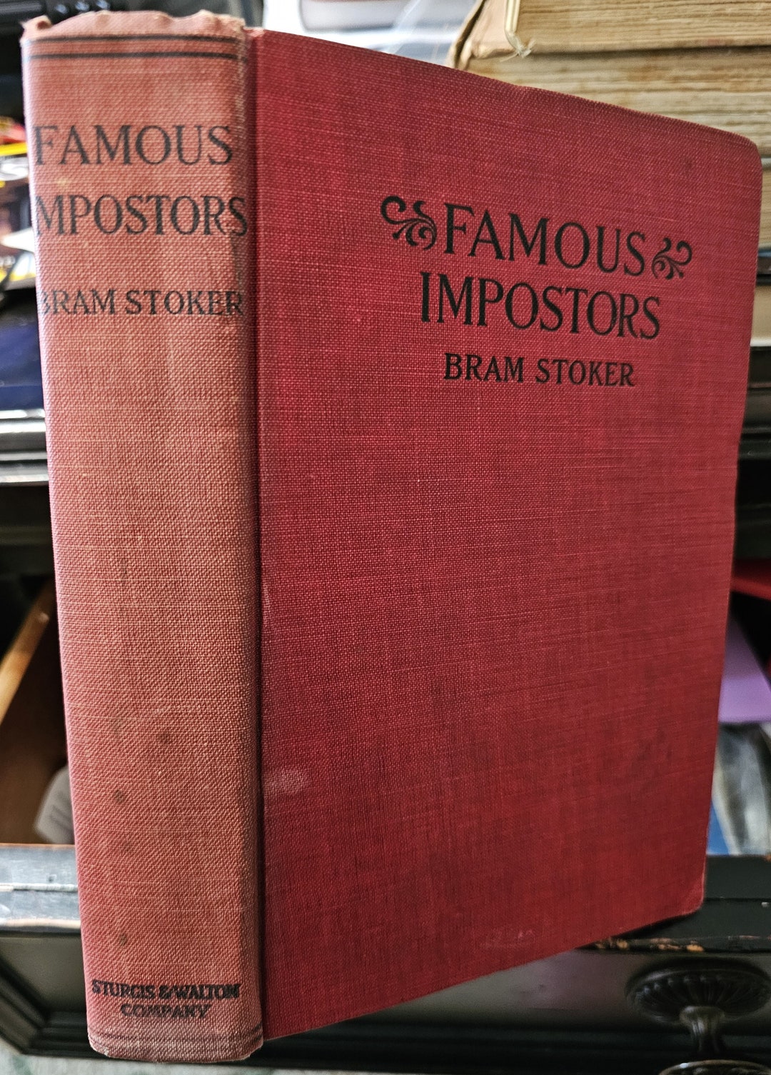 Famous Impostors by Bram Stoker First Edition 1910 - Etsy