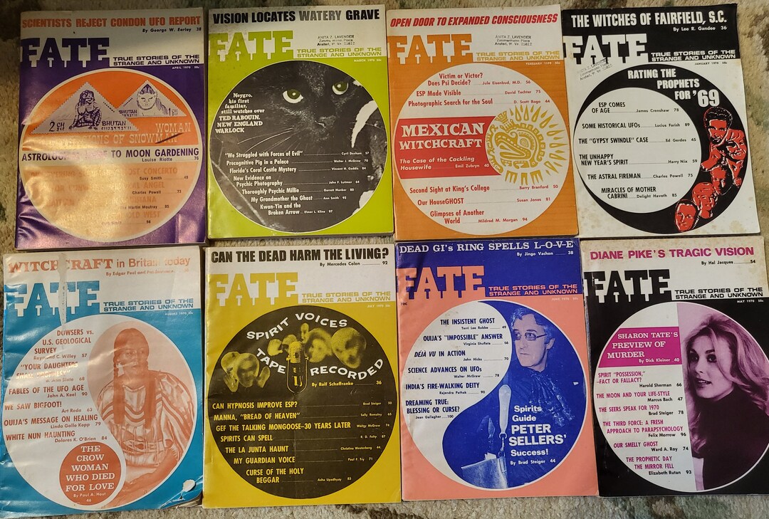 Fate Magazines 1970 Paranormal Occult 9.99 Each - You Pick - Etsy
