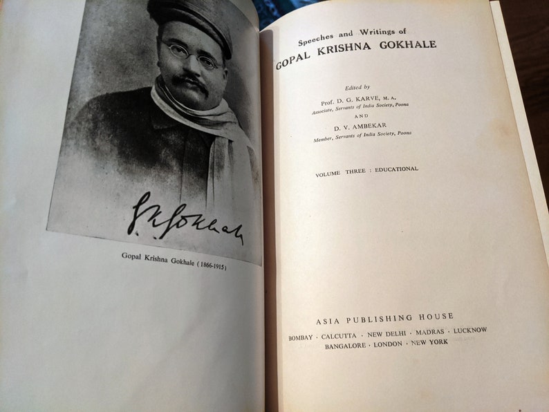 Speeches and Writings of Gopal Krishna Gokhale Volume III - Educational ...