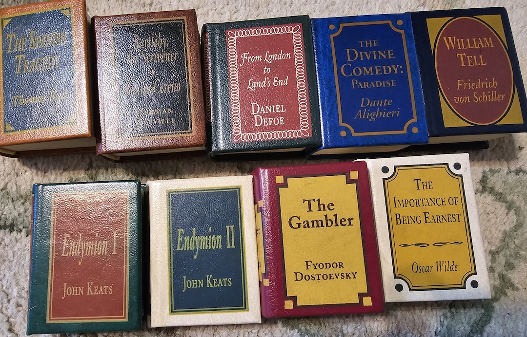 Del Prado Miniature Classics Books 29.99 Each - You Pick - Etsy